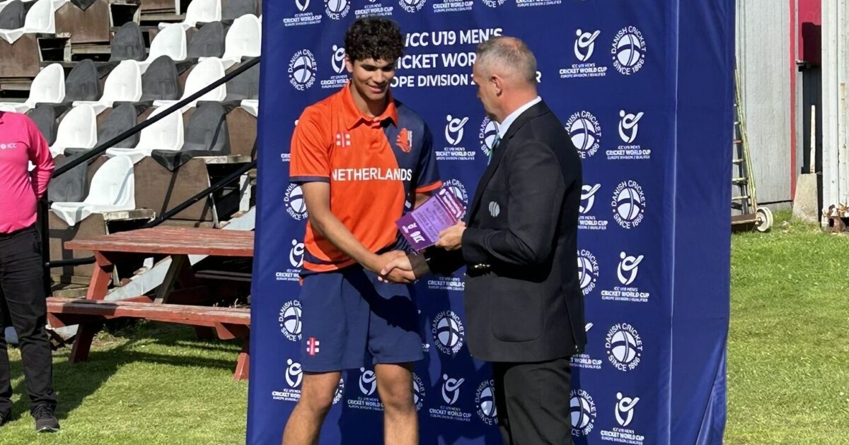 KNCB | Dutch Lions U19 qualify for semi-finals after big win over…