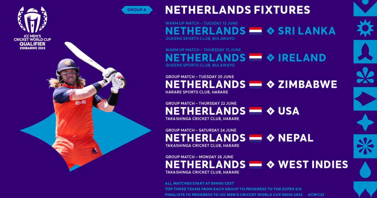 KNCB | FIXTURES RELEASED FOR ICC MEN’S CRICKET WORLD CUP QUALIFIER…