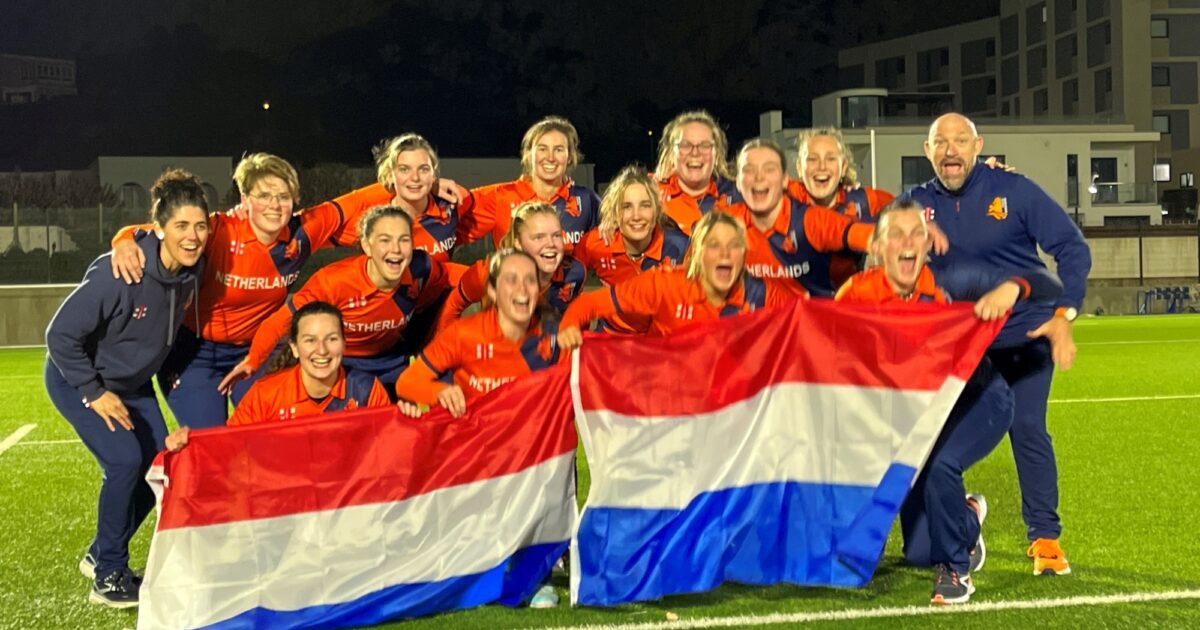 KNCB | Nederland revancheert zich en wordt eerste FanCode T10-kampioen